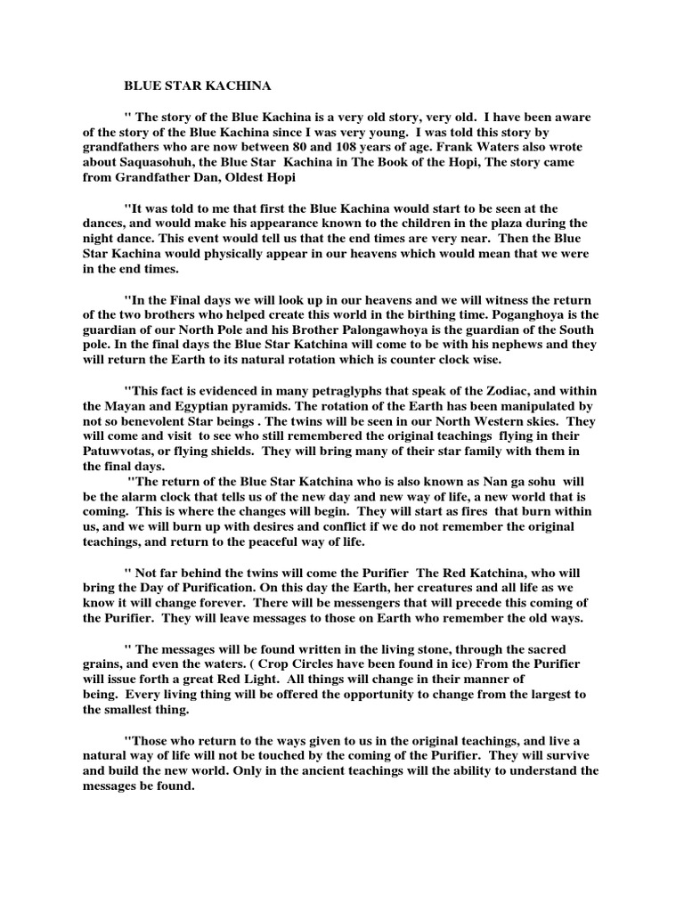 Hopi Blue Star Symbol