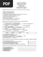 Nat Practice Test Answer Sheet | PDF