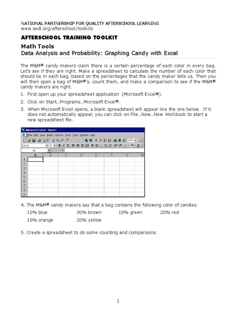 Graphing Candy | PDF | Spreadsheet | Microsoft Excel
