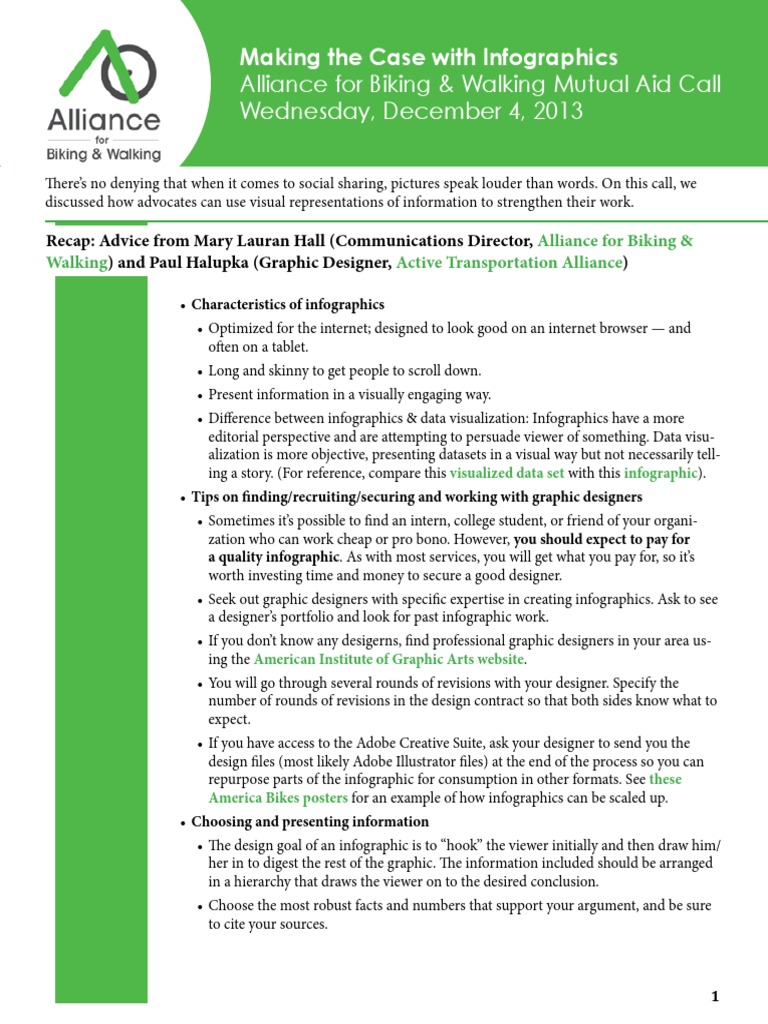 Making The Case With Infographics | PDF | Infographics | Communication