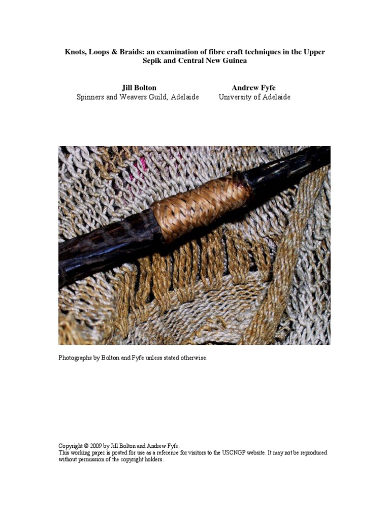 Knots, Loops & Braids | PDF | Knot | Weaving
