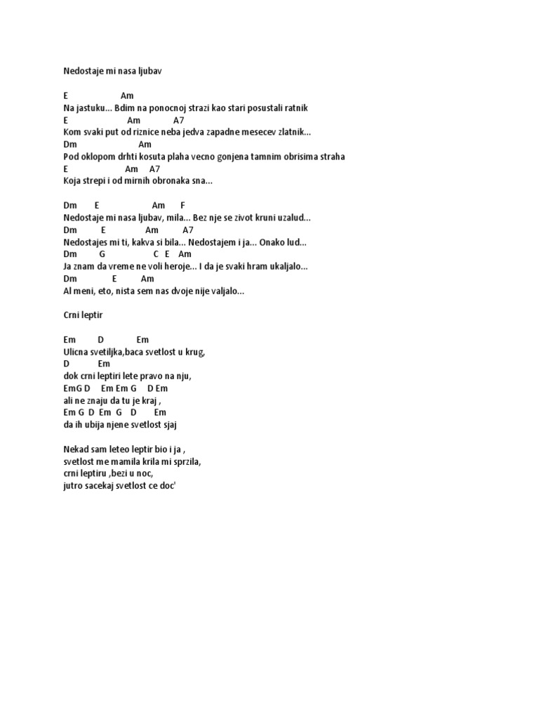 Akordi 1 | PDF