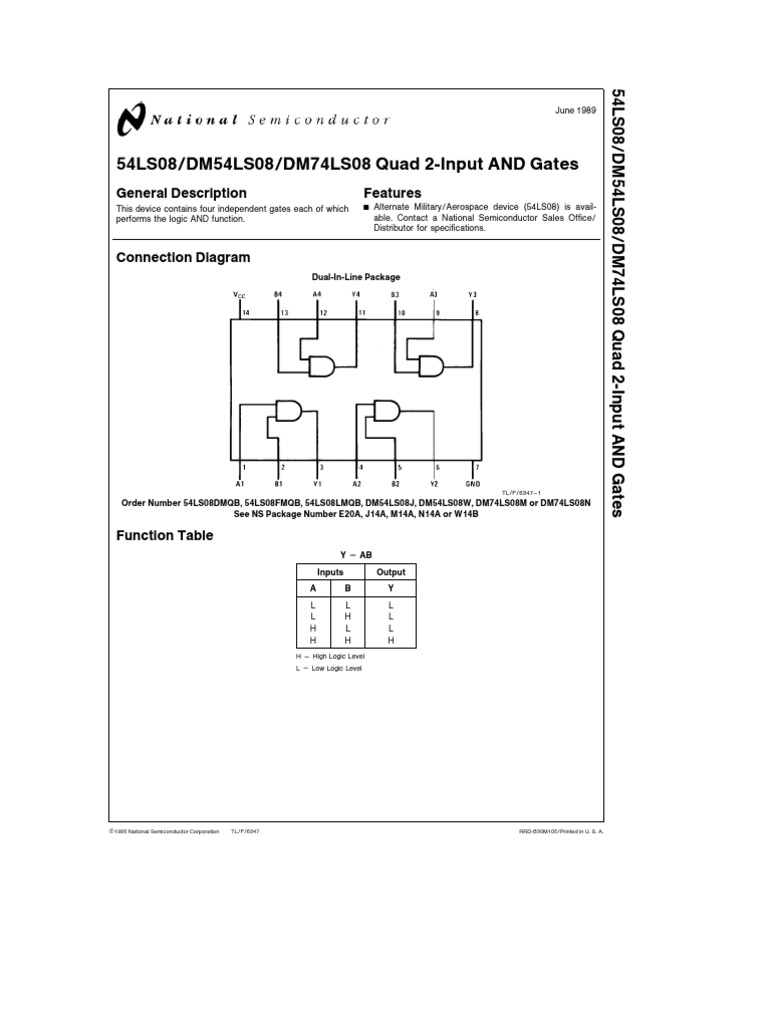74LS08 | Integrated Circuit | Electrical Engineering