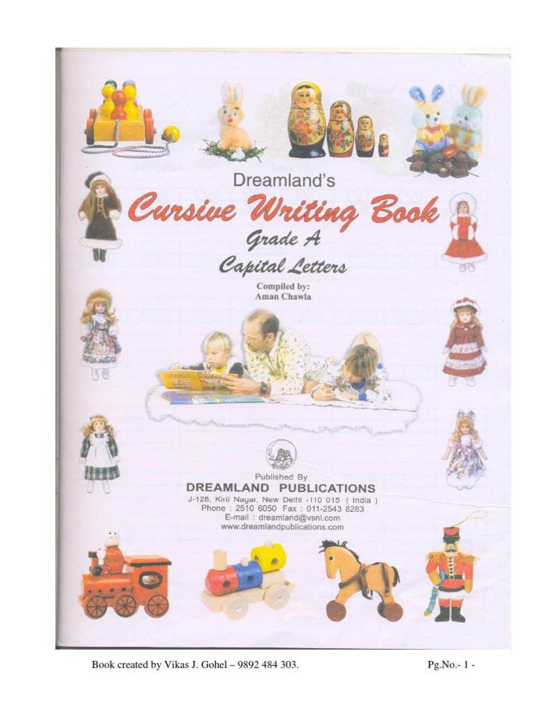 Dreamland Cursive Writing Part1 | PDF