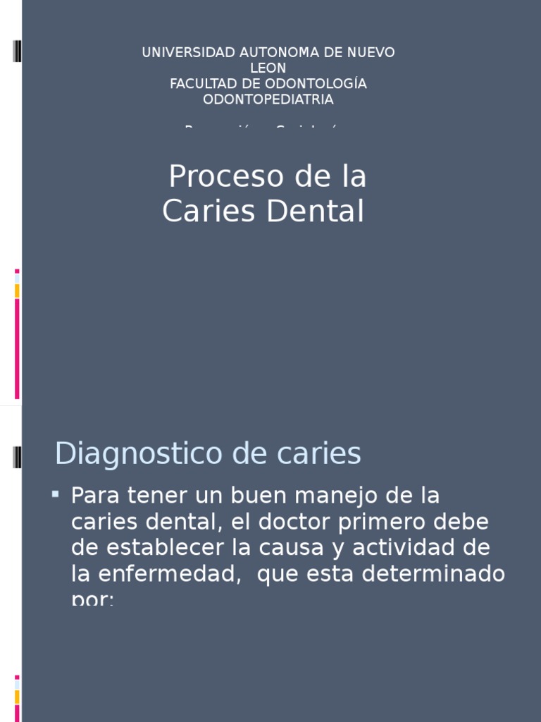 Proceso de La Caries Dental | PDF | Esmalte de dientes | Diente