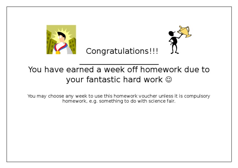 Homework Voucher | PDF