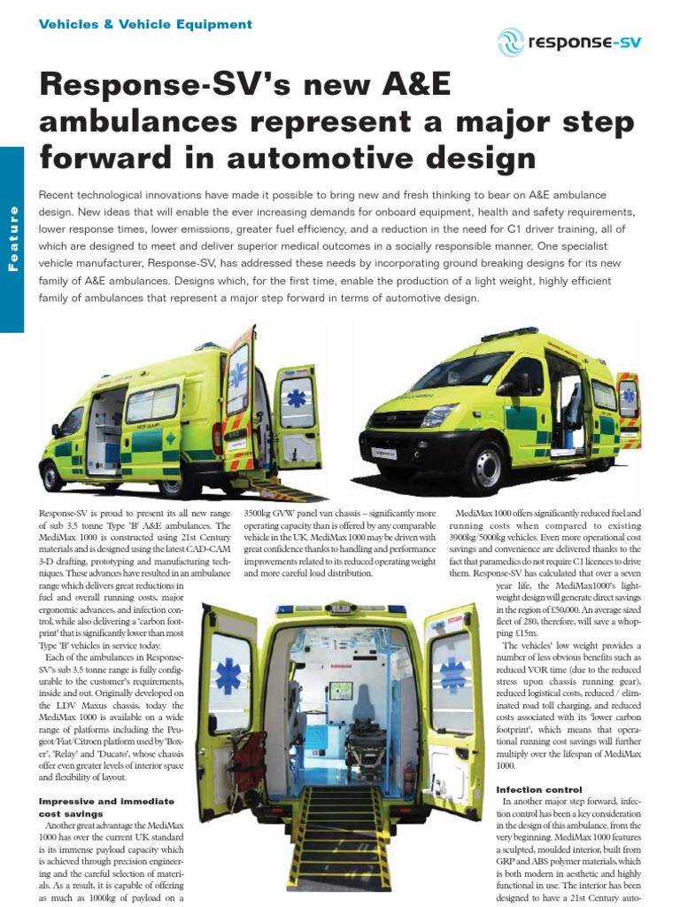 Response-SV - EmergencyServicesTimes Article | PDF | Ambulance ...