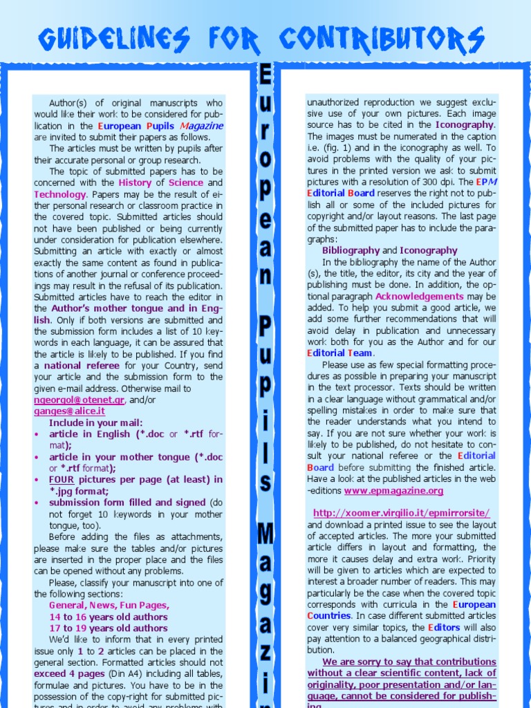 Guidelines | PDF | Page Layout | Publishing