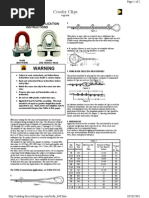 Wire Rope Clip Installation Guide | PDF