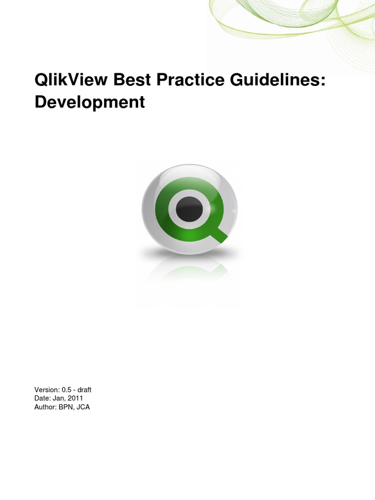 QlikView Best Practices - Development v0.5 | PDF | Software Development Process | Version Control