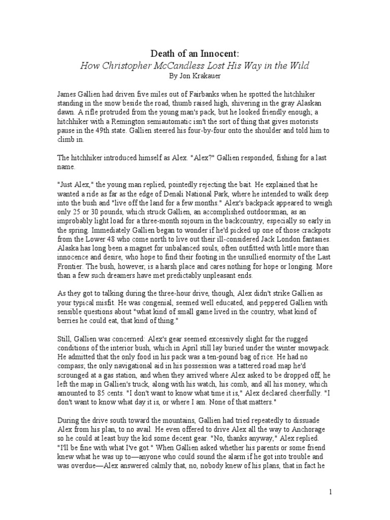 Death of An Innocent | PDF