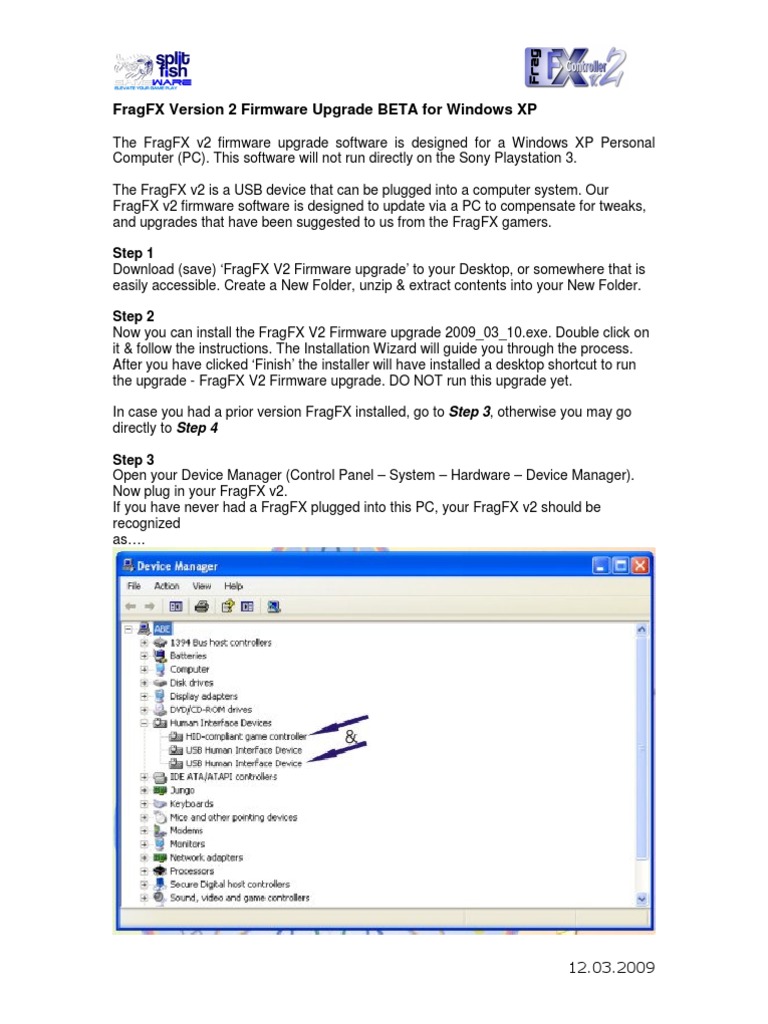 FragFX V2 Beta Firmware Instruction | PDF | Personal Computers ...