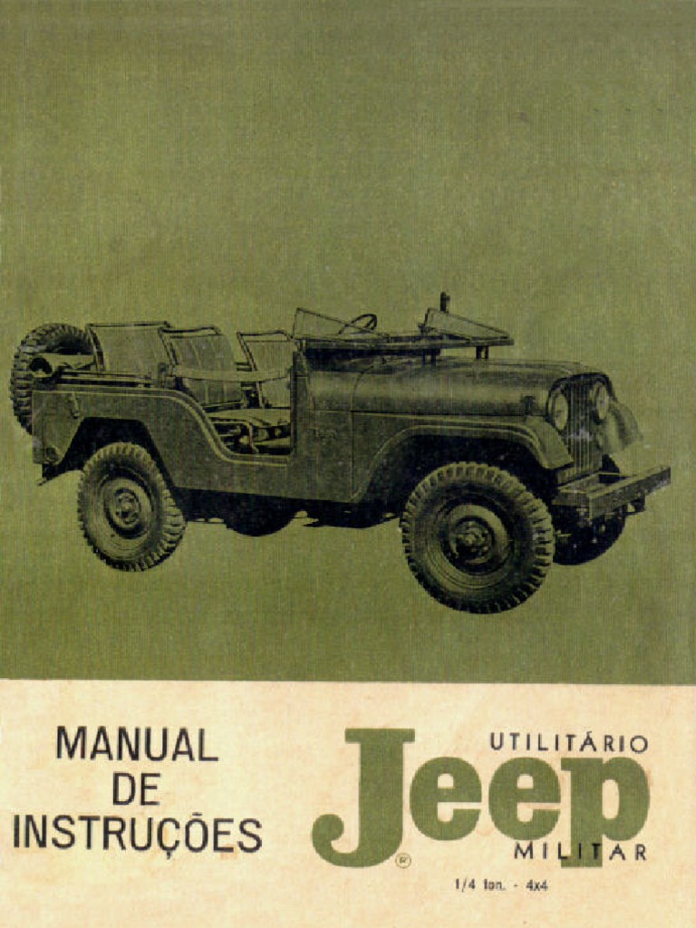 Jeep Willys Manual Jeep Militar (Jipenet) | PDF