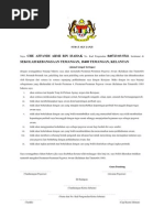 Borang Cuti Gantian - Time Off | PDF