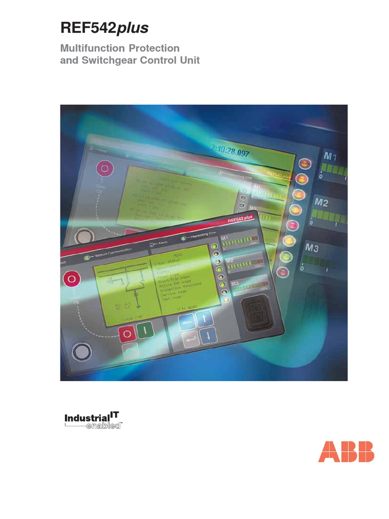 ABB REF542 + RELAY Inclds Typ Connections | Power Supply | Automation