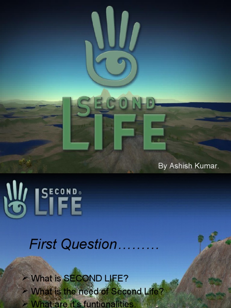 Second Life Paper Presentation | PDF | Second Life | Human–Computer ...