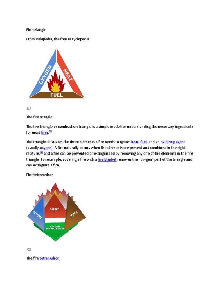 Fire Triangle | PDF | Fires | Combustion