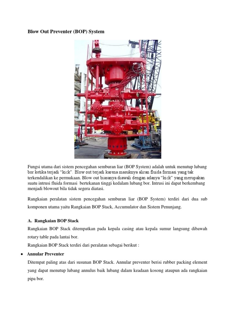 Blow Out Preventer | PDF