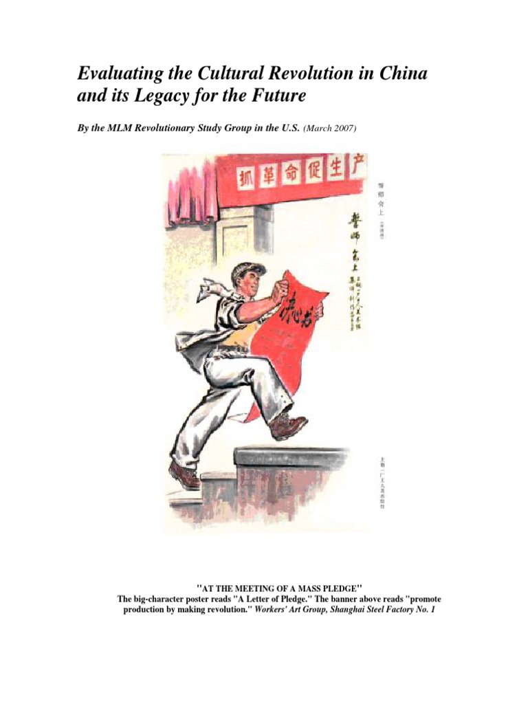 Evaluating The Cultural Revolution in China and Its Legacy For The ...