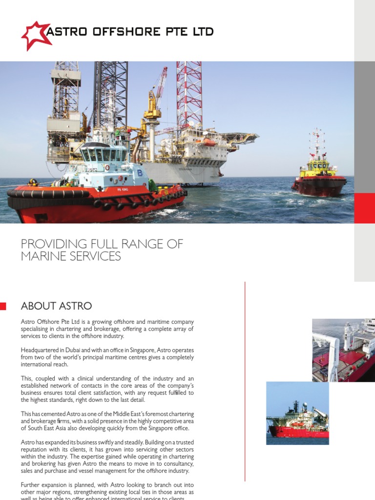 Astro Offshore Brochure | PDF | Offshore Drilling | Transport