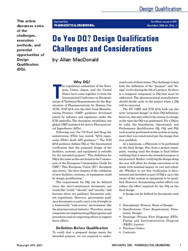 What Is Design Qualification | PDF | Technology & Engineering