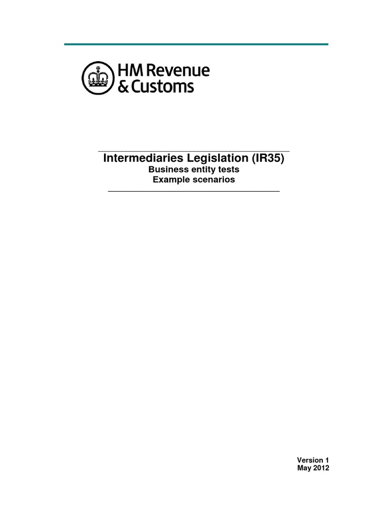 IR35 Guidance | Download Free PDF | Employment | Economies