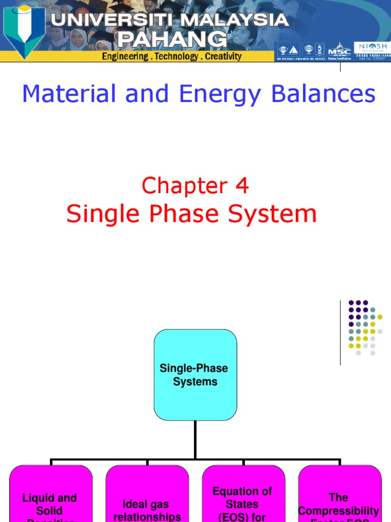 Chapter 4 Single-Phase System | PDF | Gases | Pressure