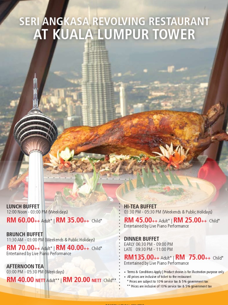 KL Tower Restaurant Promotion | PDF