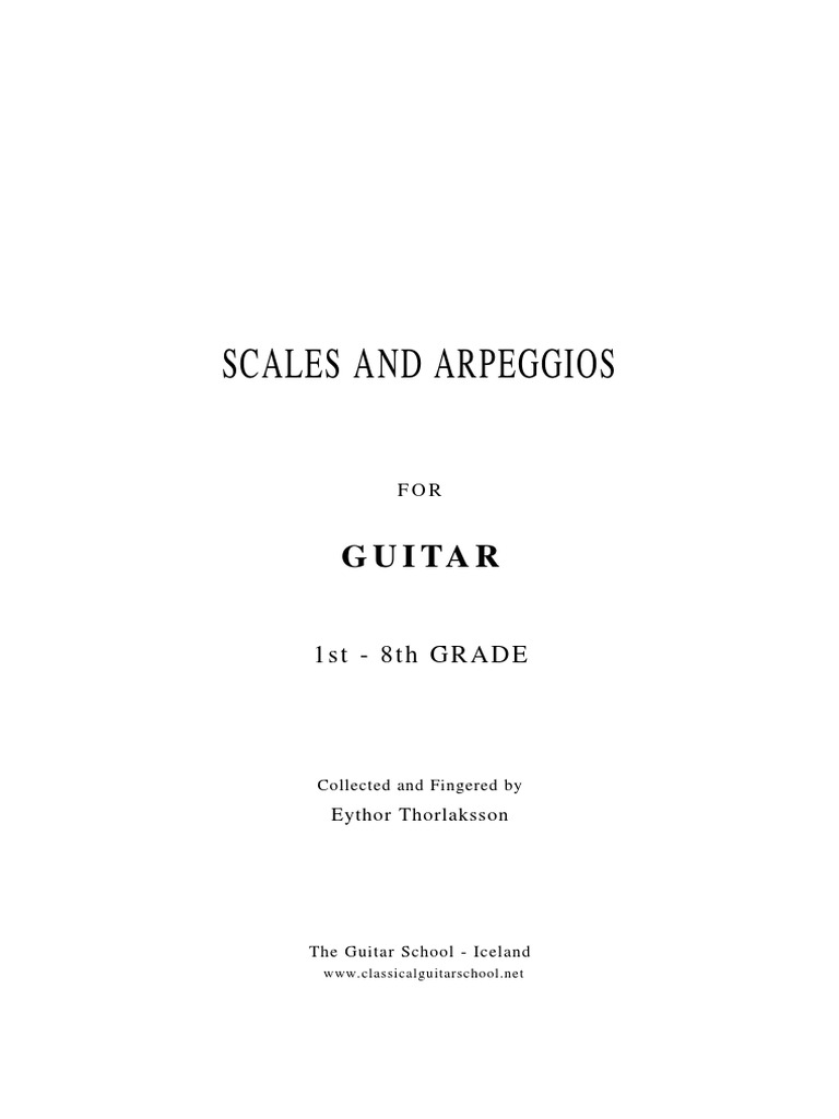 Scales & Arpeggios | PDF