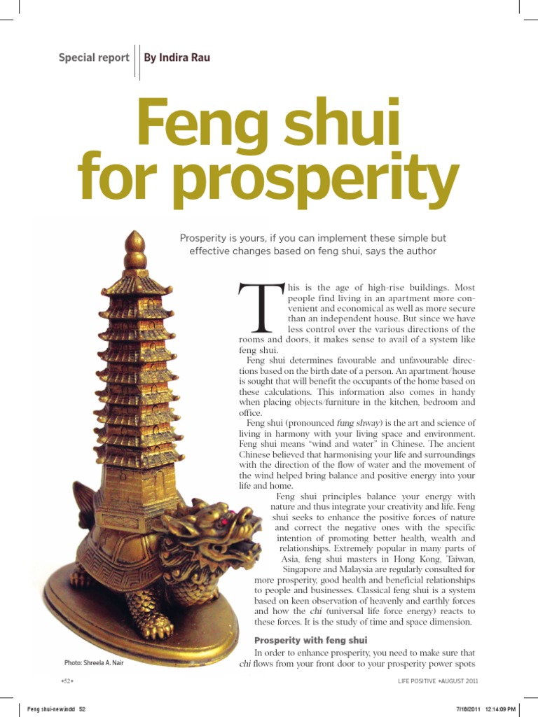 Feng Shui For Prosperity: Special Report | PDF | Feng Shui | Nature