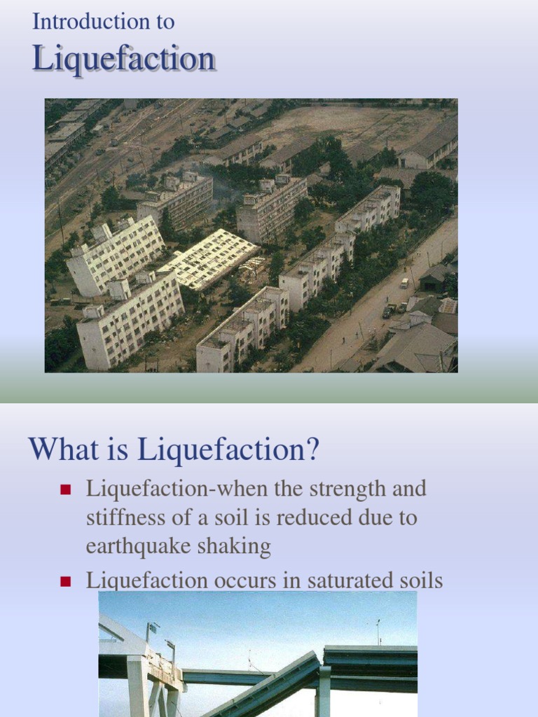 Liquefaction | PDF