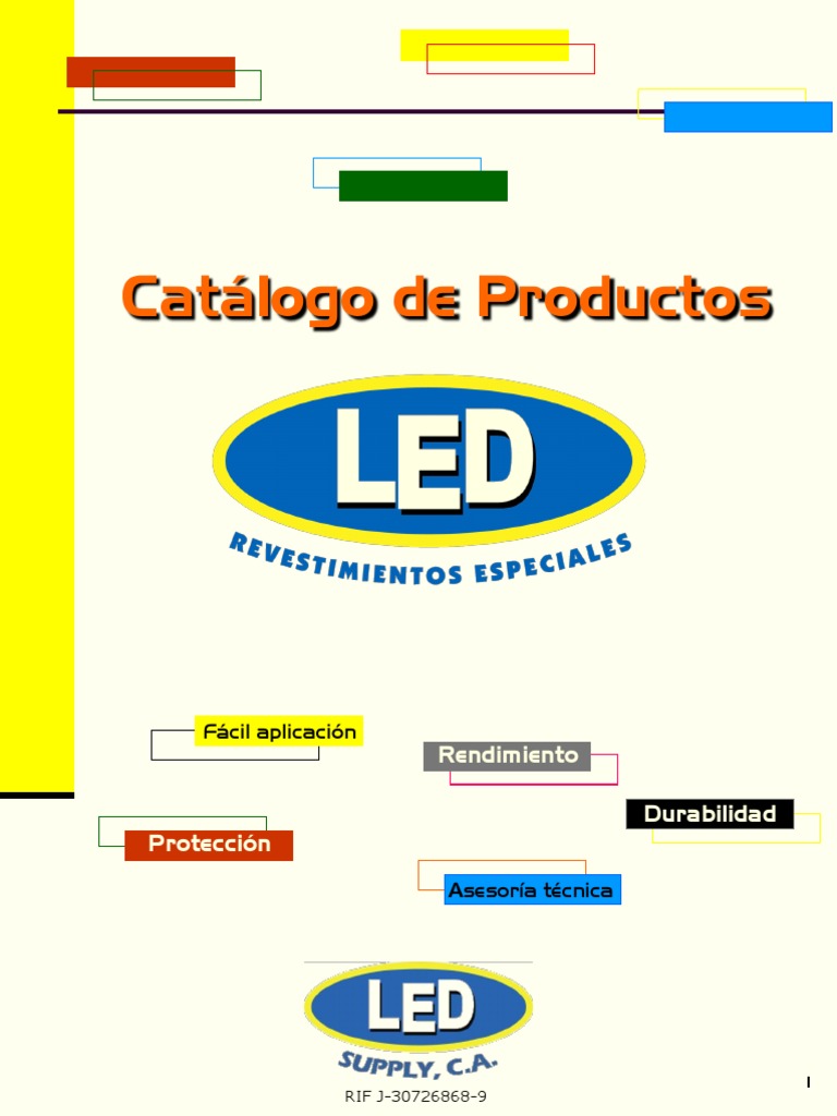 Catalogo Productos Led | PDF | Pintar | Pinturas