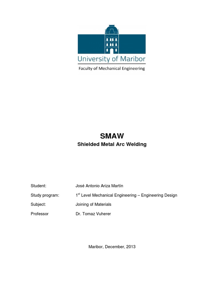SMAW.pdf | Welding | Materials