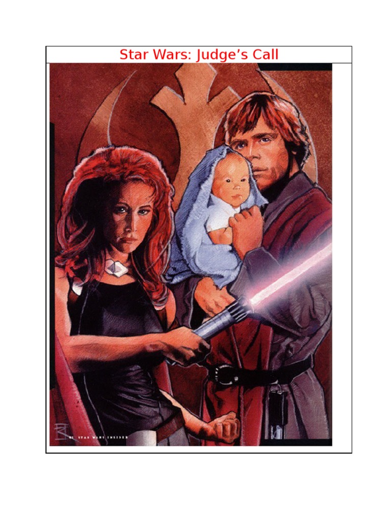 Star Wars Judge's Call | PDF | Jedi | Star Wars