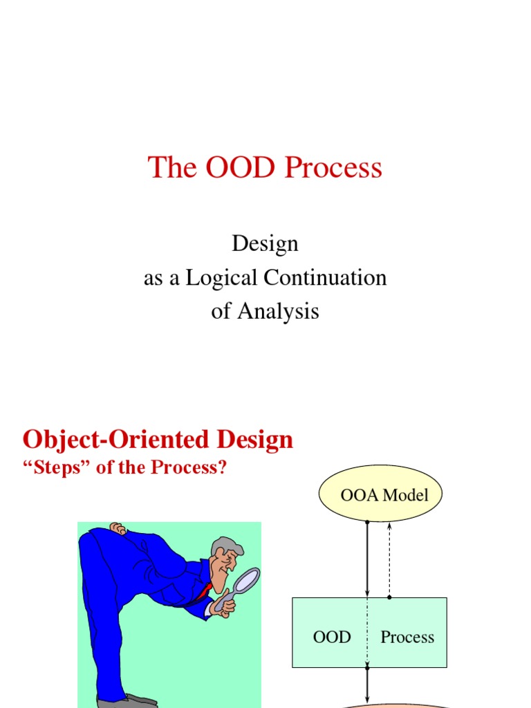 The OOD Process: Design As A Logical Continuation of Analysis | PDF | Component Based Software ...