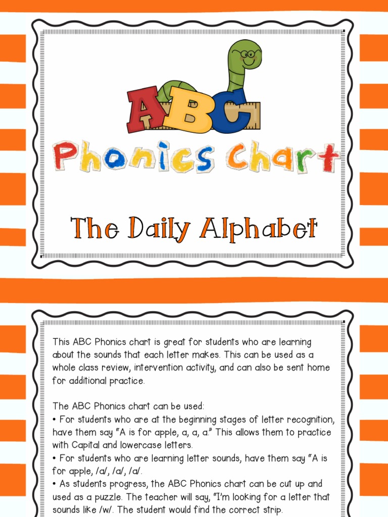ABC Phonics Chart | PDF | Career & Growth | Language Arts & Discipline