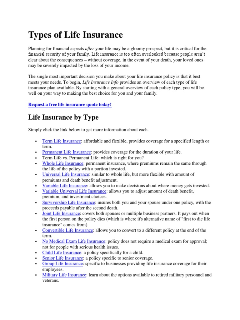 Life Insurance | PDF | Life Insurance | Insurance