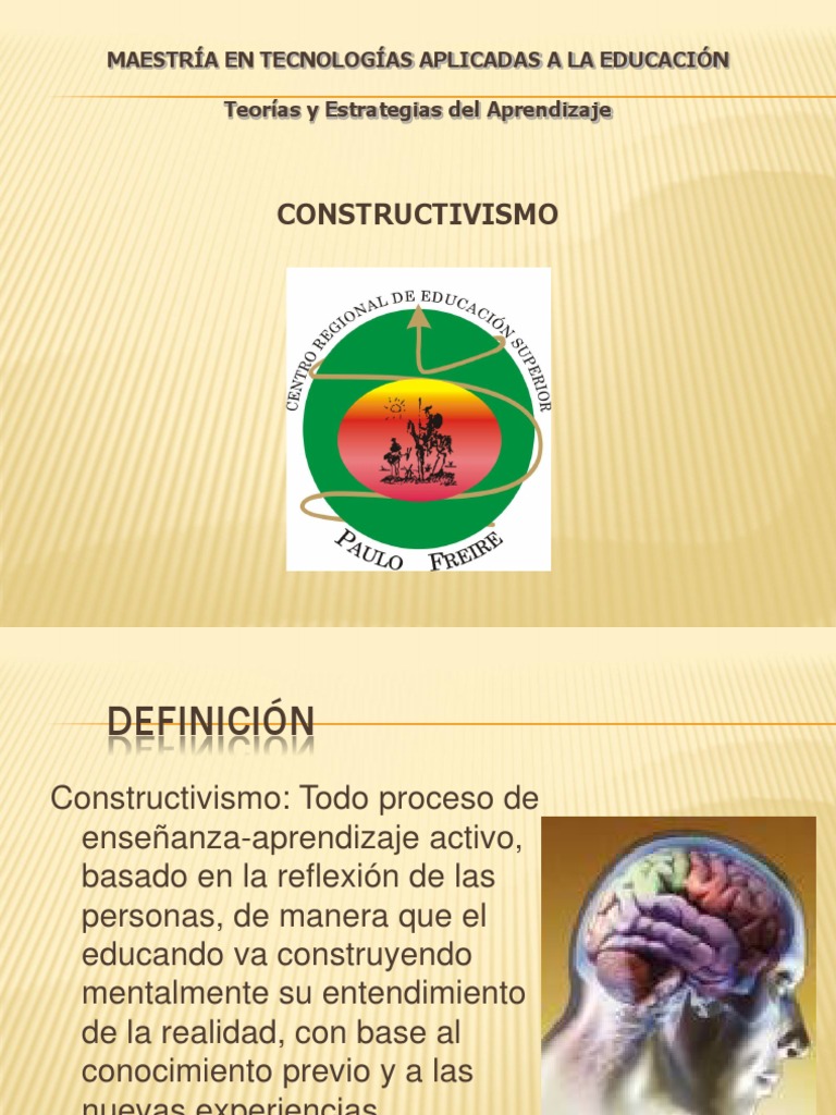 10-TEORIA-CONSTRUCTIVISTA.ppt | Constructivismo (filosofía de la ...