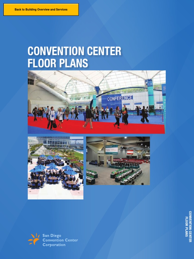 Convention Center Floor Plans: Back To Building Overview and Services ...