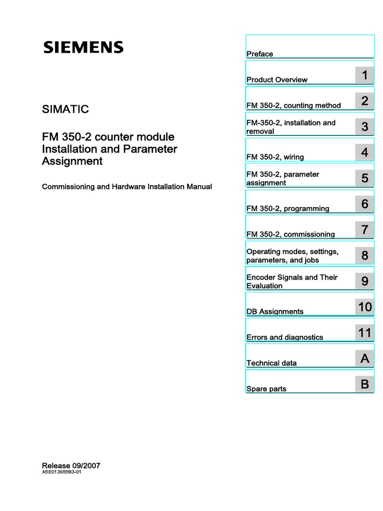 FM 350-2 - Counter Function Module | PDF | Frequency Modulation | Frequency