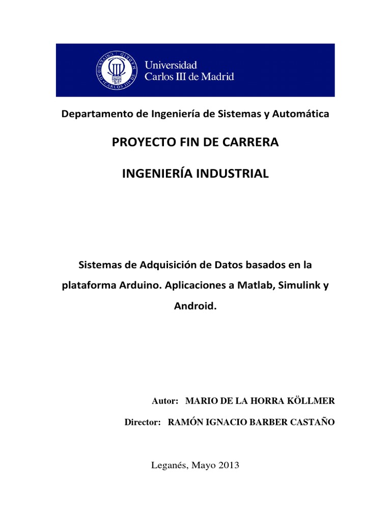 Adquisicion de Datos Con Arduino | PDF | Arduino | Adquisición de datos