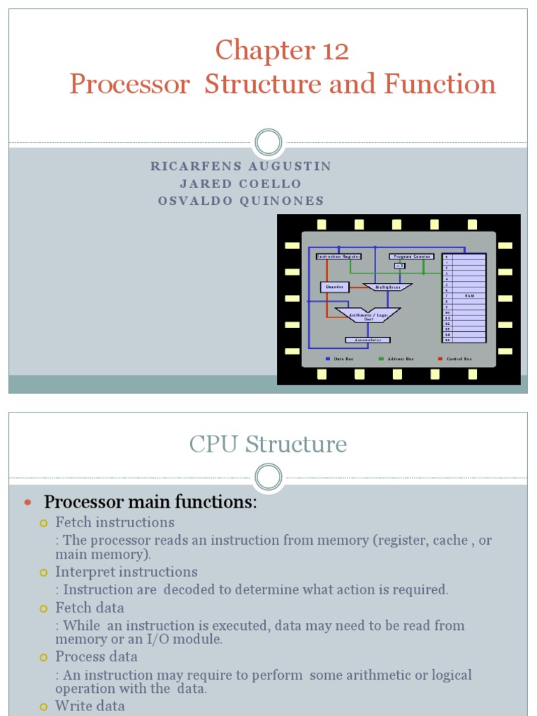 Group 6 Cpu Design Presentation | Instruction Set | Central Processing Unit