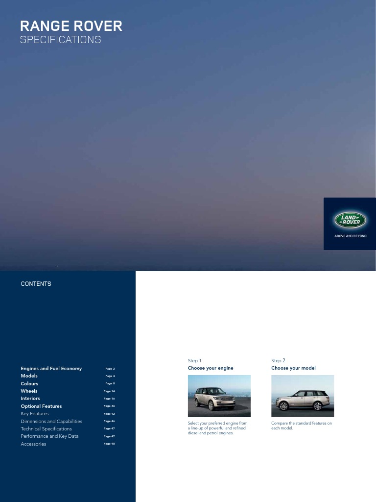 Range Rover PDF | PDF