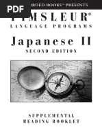 Pimsleur Japanese Level 1 Lessons | PDF | Japanese Language | Human ...