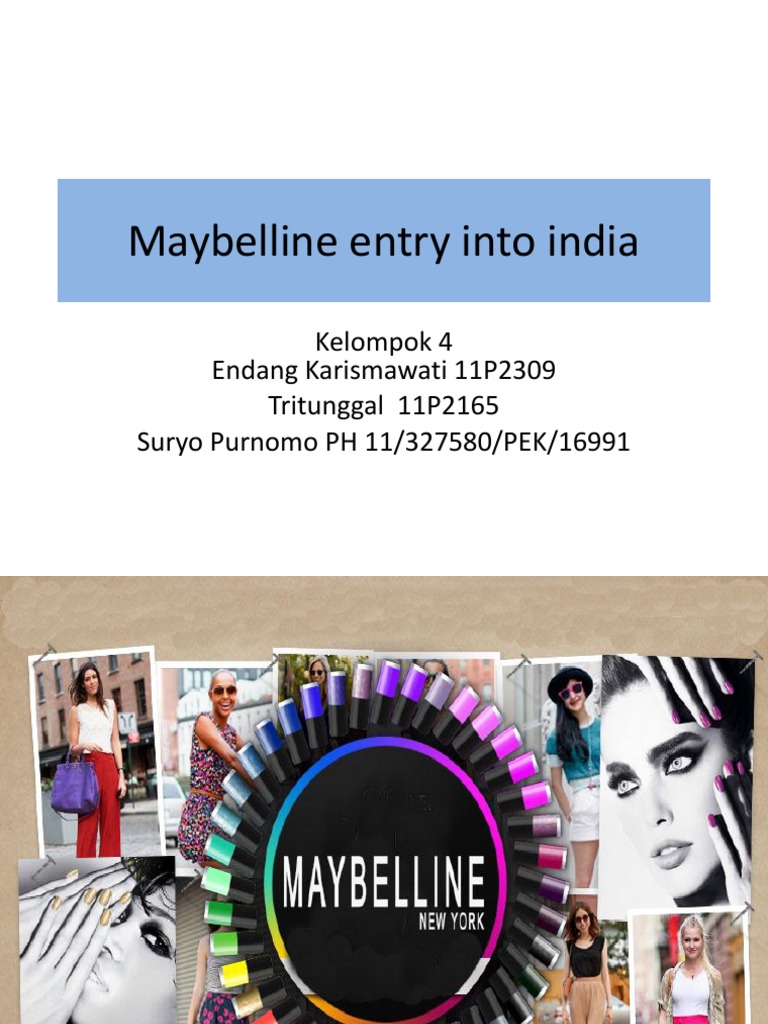 Tugas GM Maybelline | PDF | Cosmetics | Brand
