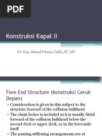 Fore End Structure | PDF | Deck (Ship) | Hull (Watercraft)
