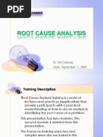Root Cause Analysis | PDF | Reliability Engineering | Specification (Technical Standard)