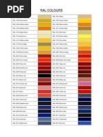 NRF Color Codes | PDF | Pastel | Grey