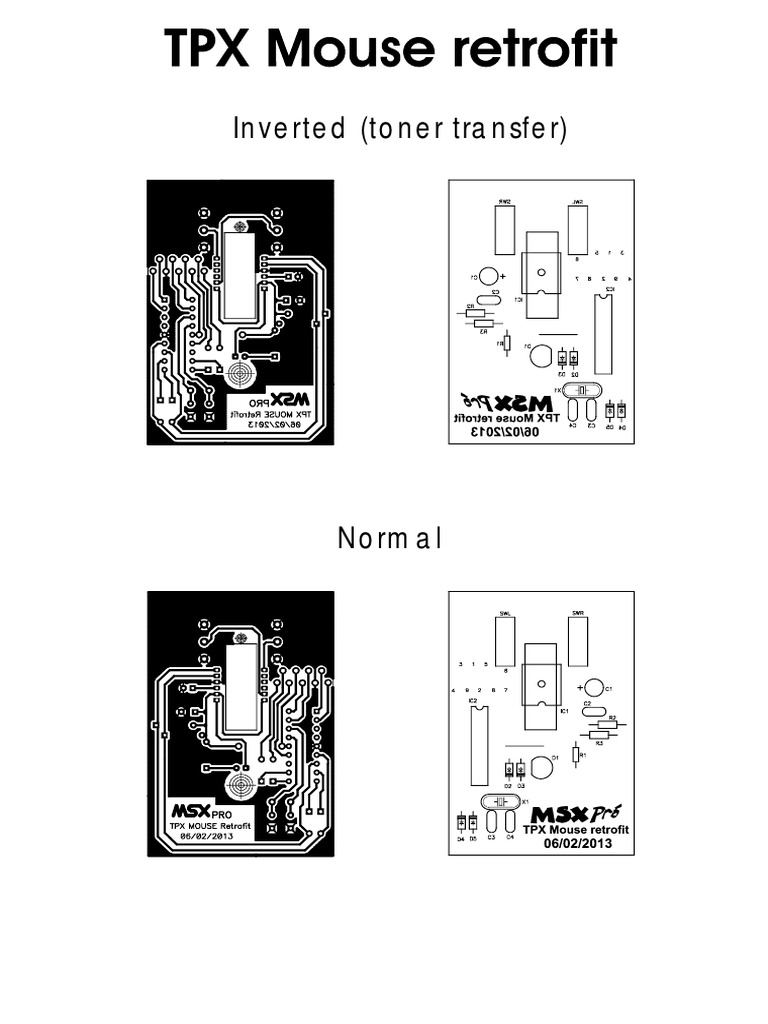 Inverted Toner Transfer Guide | PDF