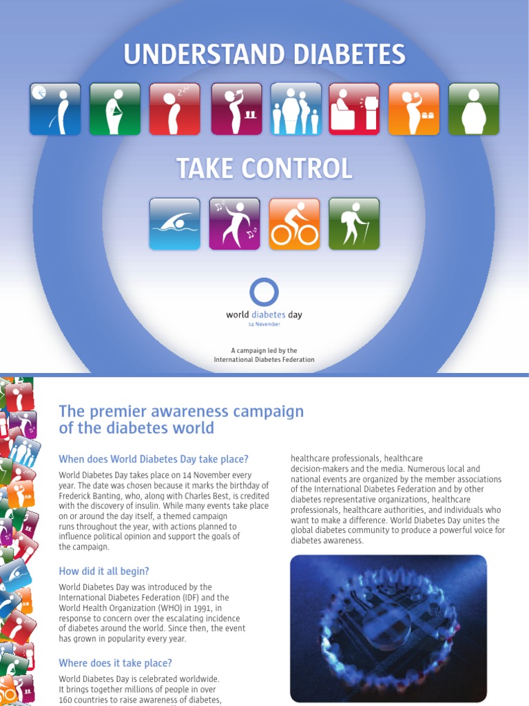 World Diabetes Day: Understand Diabetes, Take Control | PDF | Diabetes ...